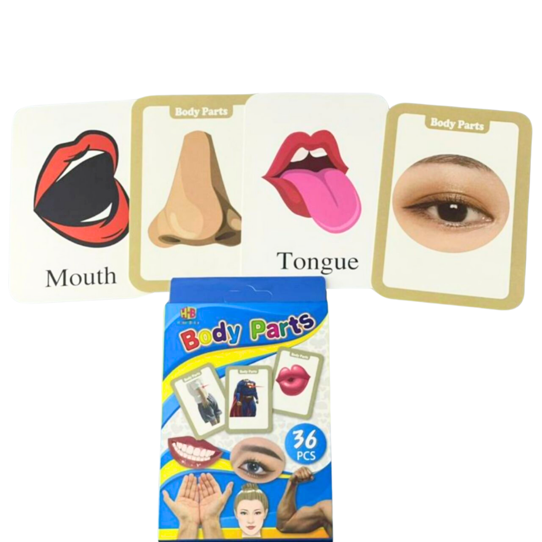 Early Learning Educational Teaching Flash Cards - 36 Pcs | Interactive ...