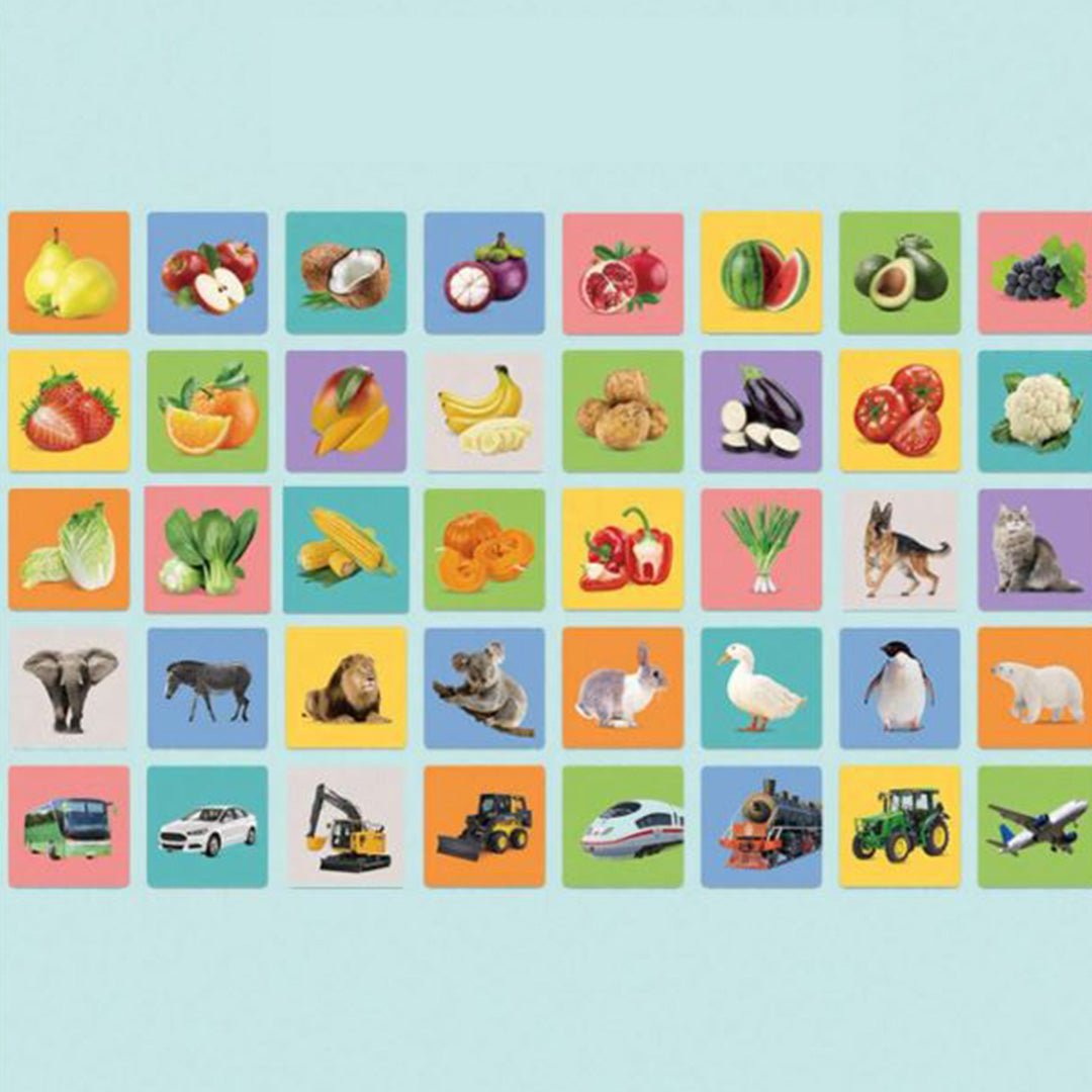 4-Level Visual Aid Cards for Object Recognition - Enhance Your Baby's ...