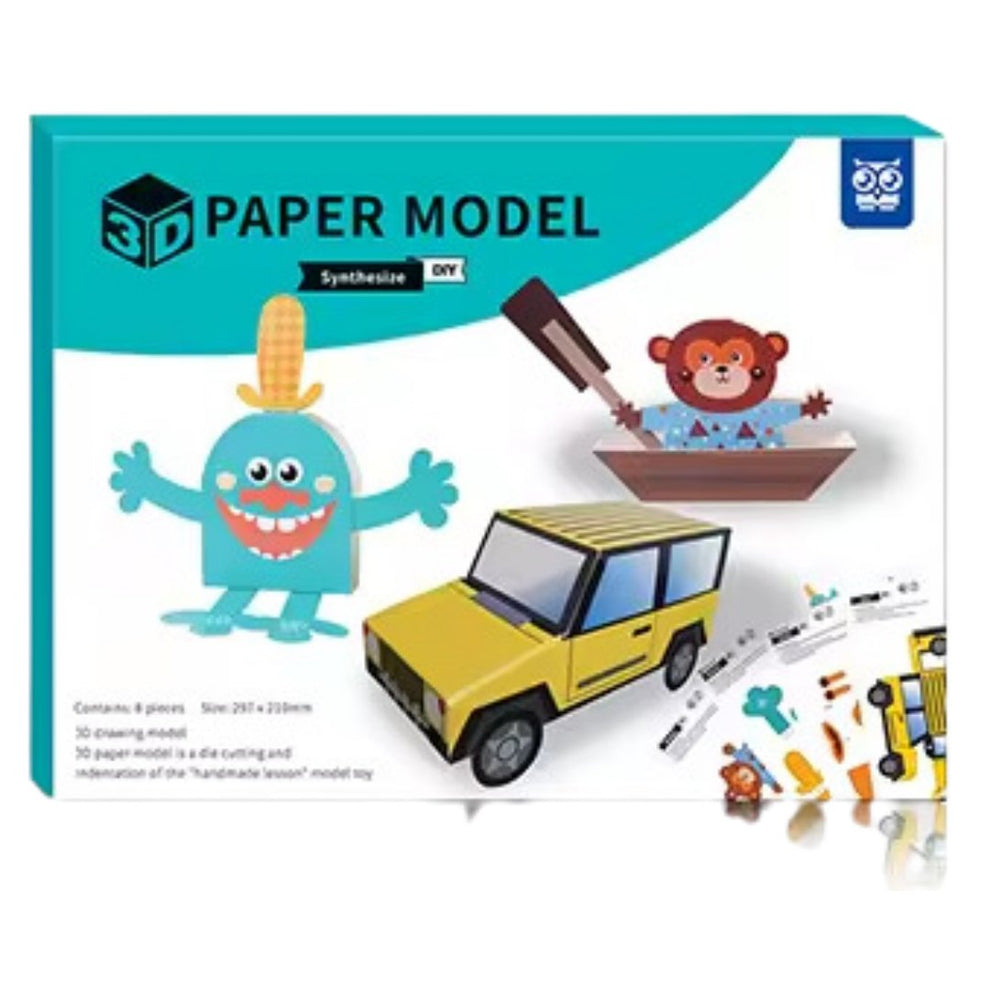 Crafty Kids: Engaging Preschool DIY 3D Paper Model Game for Creative ...