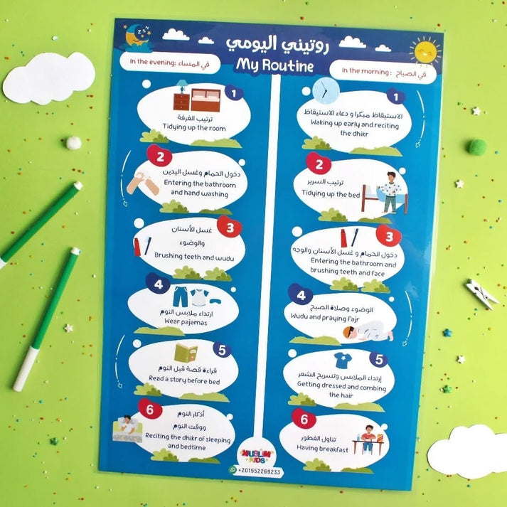 Daily Routine Chart for Kids – Encouraging Responsibility and Fun – Fun ...
