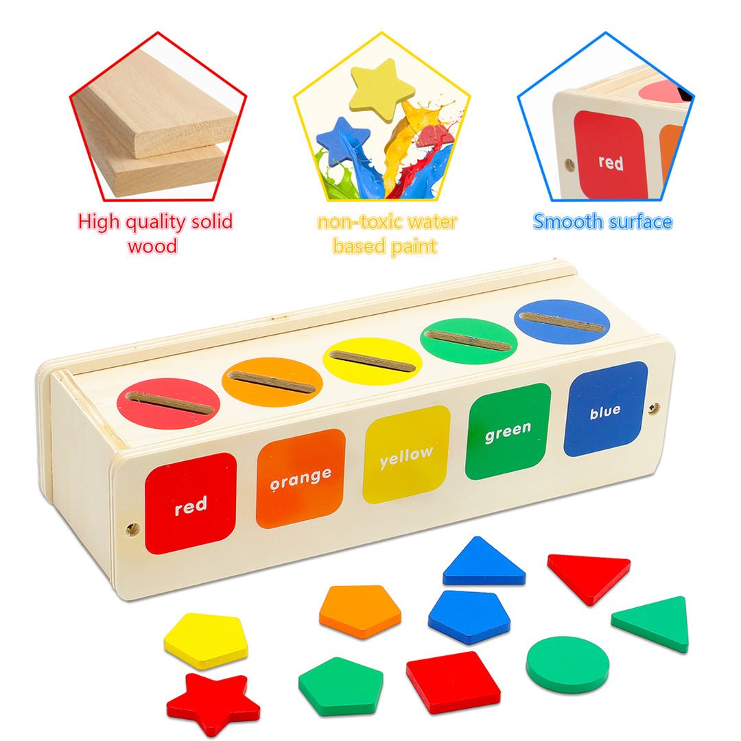 Engaging Wooden Sorting Box for Kids - Develops Skills Through Play ...