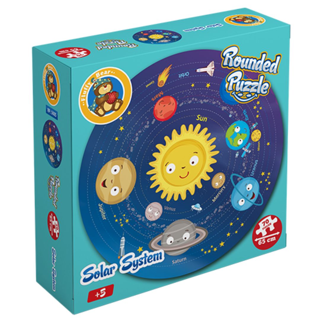 Rounded Puzzle for Kids - Solar System Shape – Fun Learning Store