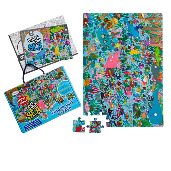 Rumble Jumble - Under the Sea Puzzle Game with Coloring Book 🐠🧩 – Fun ...