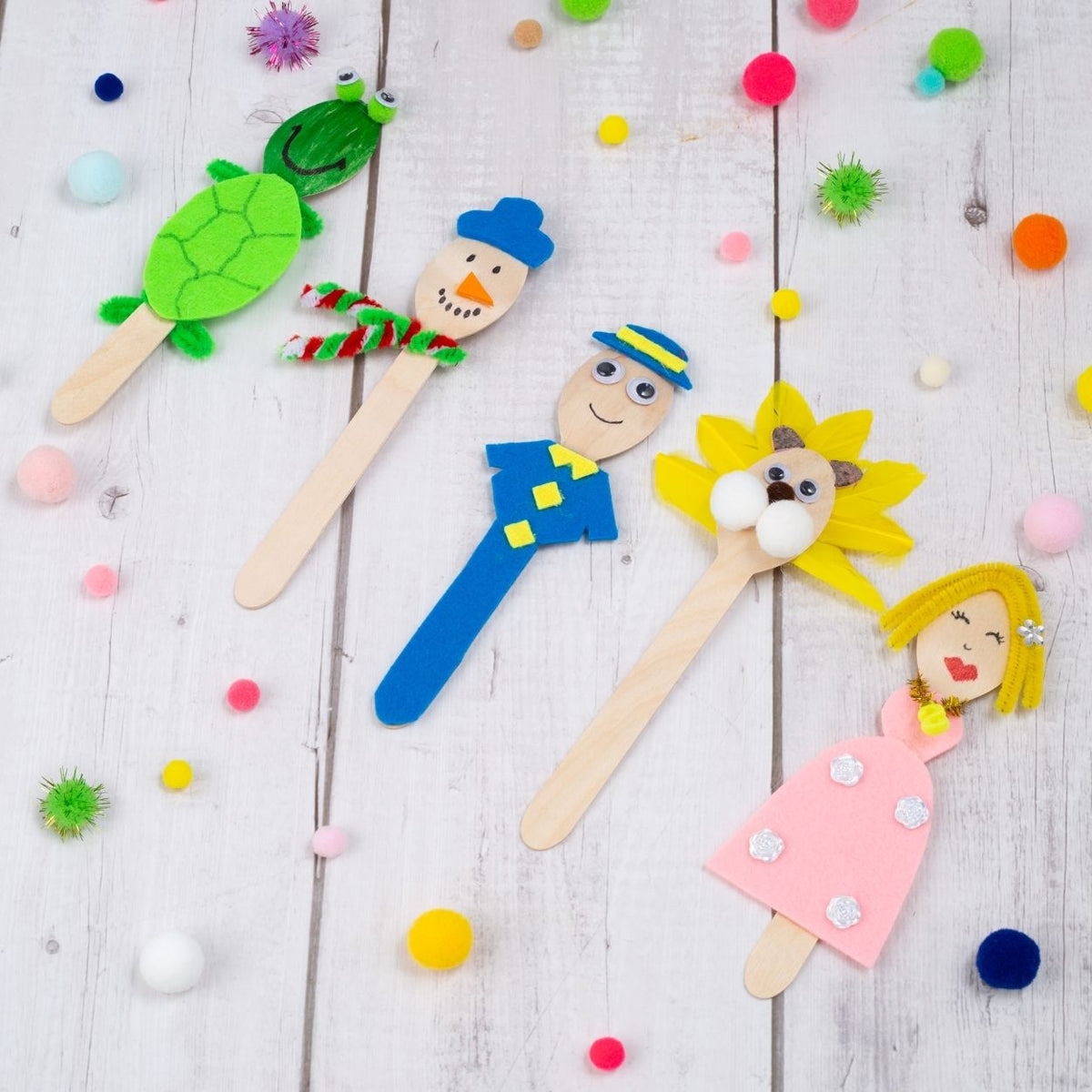 Spoon Craft Activity Kit for Kids | 350+ Craft Pieces – Fun Learning Store