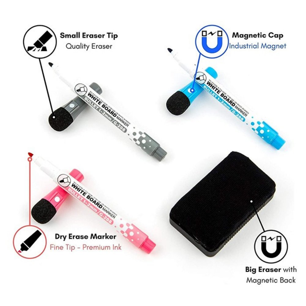 White Learning Board 80 × 110 – Fun Learning Store